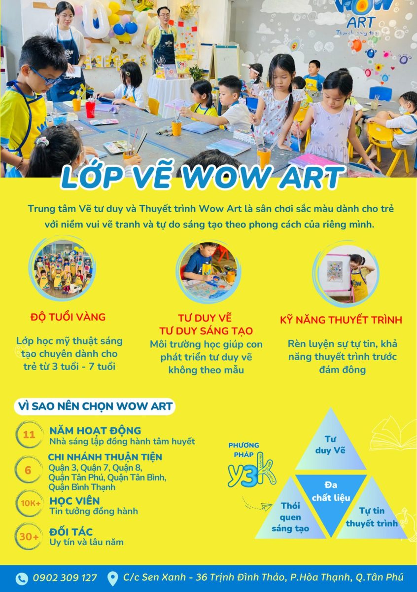 Lớp học ngoại khóa WOW ART - StarKids Pre-School